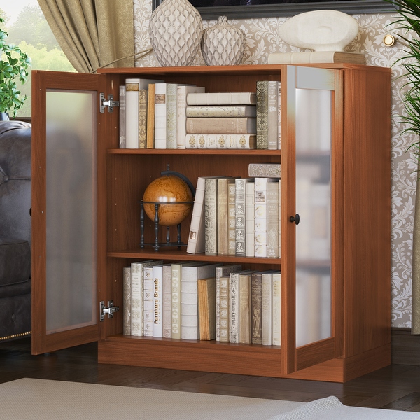 3 shelf solid wood bookcase store